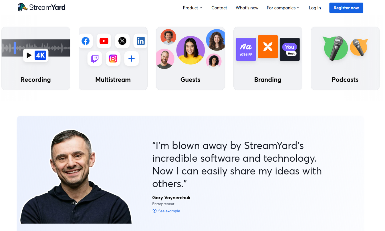 StreamYard: Das einfache webbasierte Live-Streaming Studio – Antus