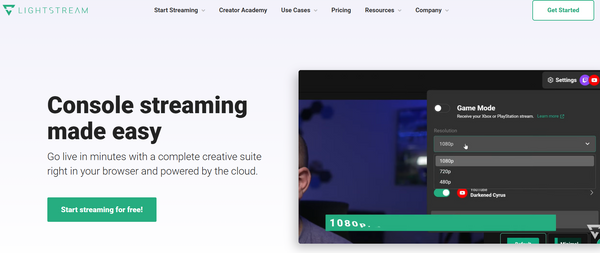 Lightstream Studio: Cloud-based live streaming for consoles and PC – Antus